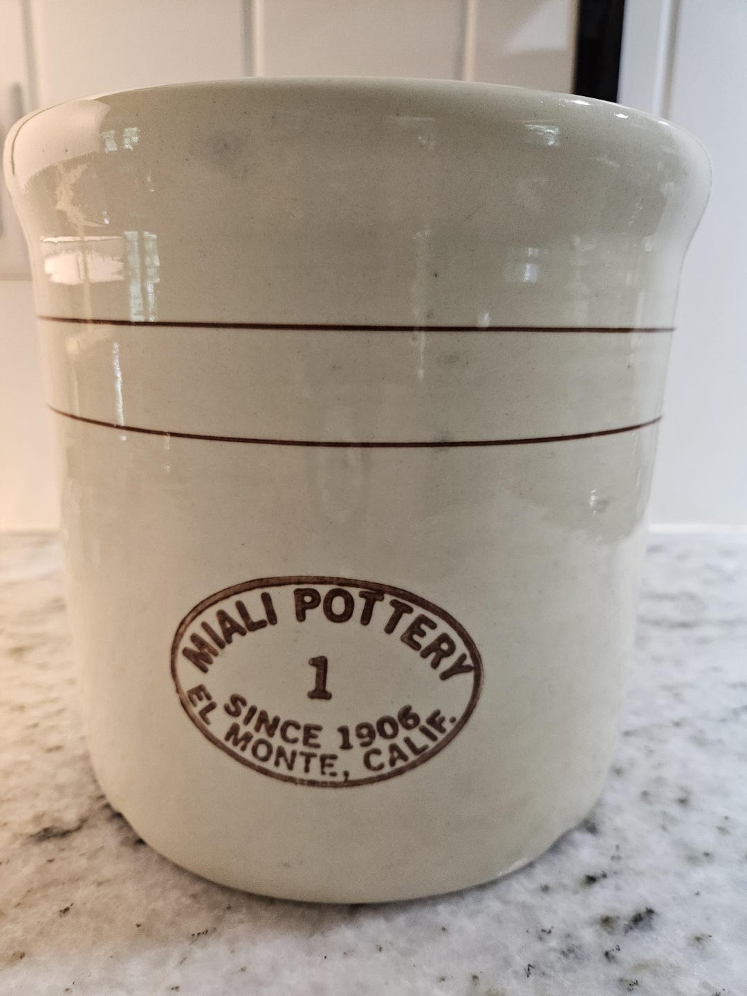 Miali Pottery Crock, Vintage - Etsy