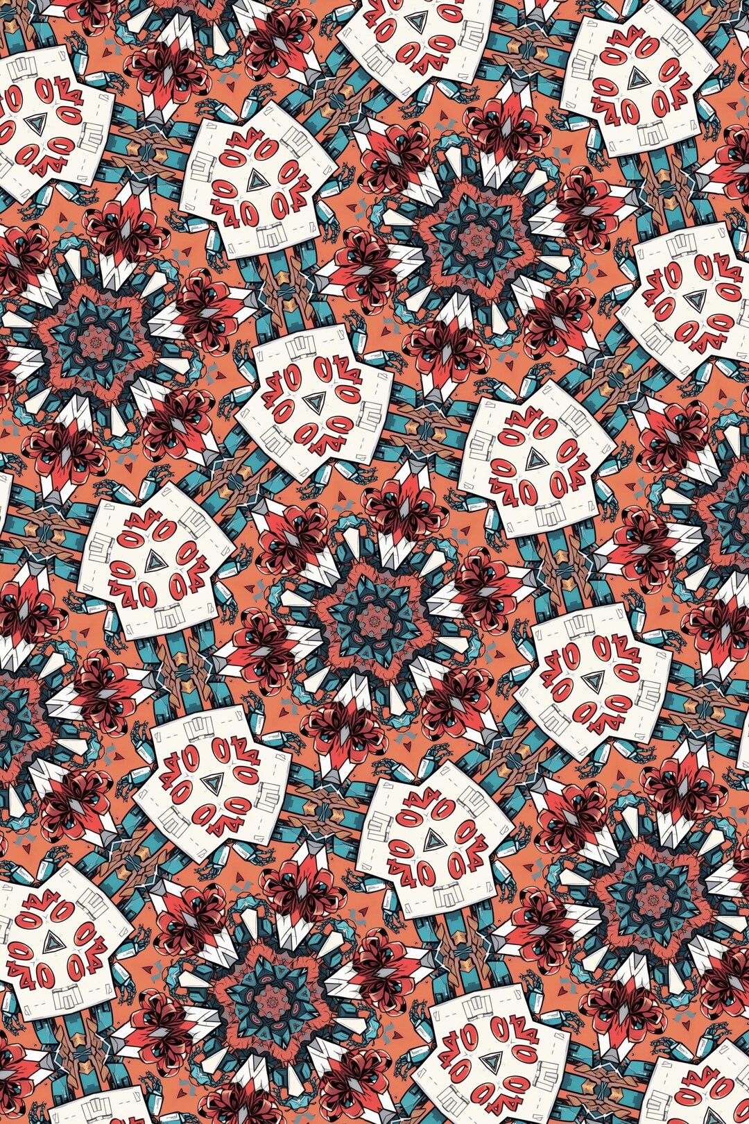 Printable Wrapping Paper Designs Birthday Gift Mandala and Fractals ...