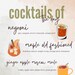 Fall Cocktail Menu - Etsy