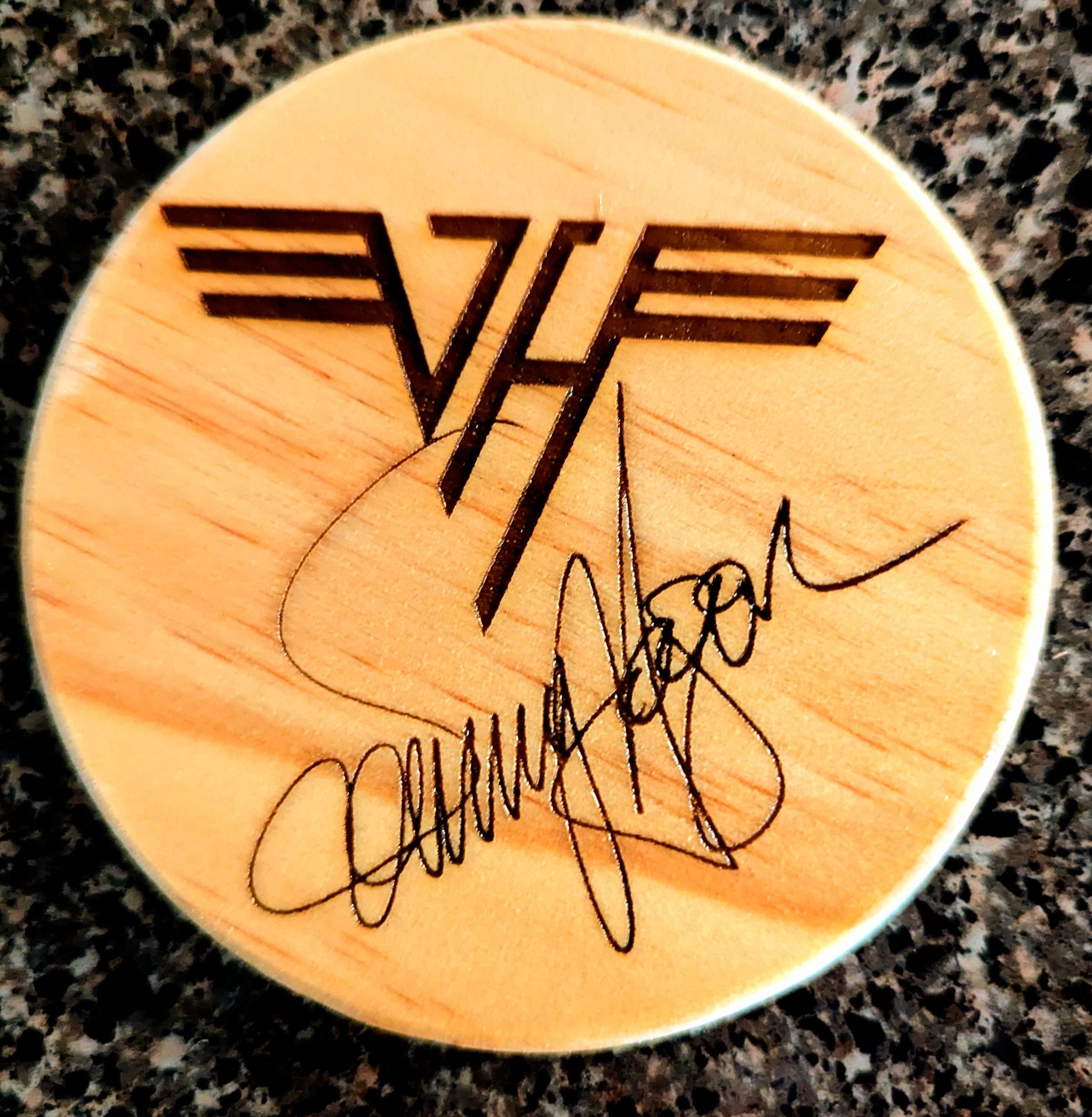 Van Halen/sammy Hagar's Signature Coasters - Etsy
