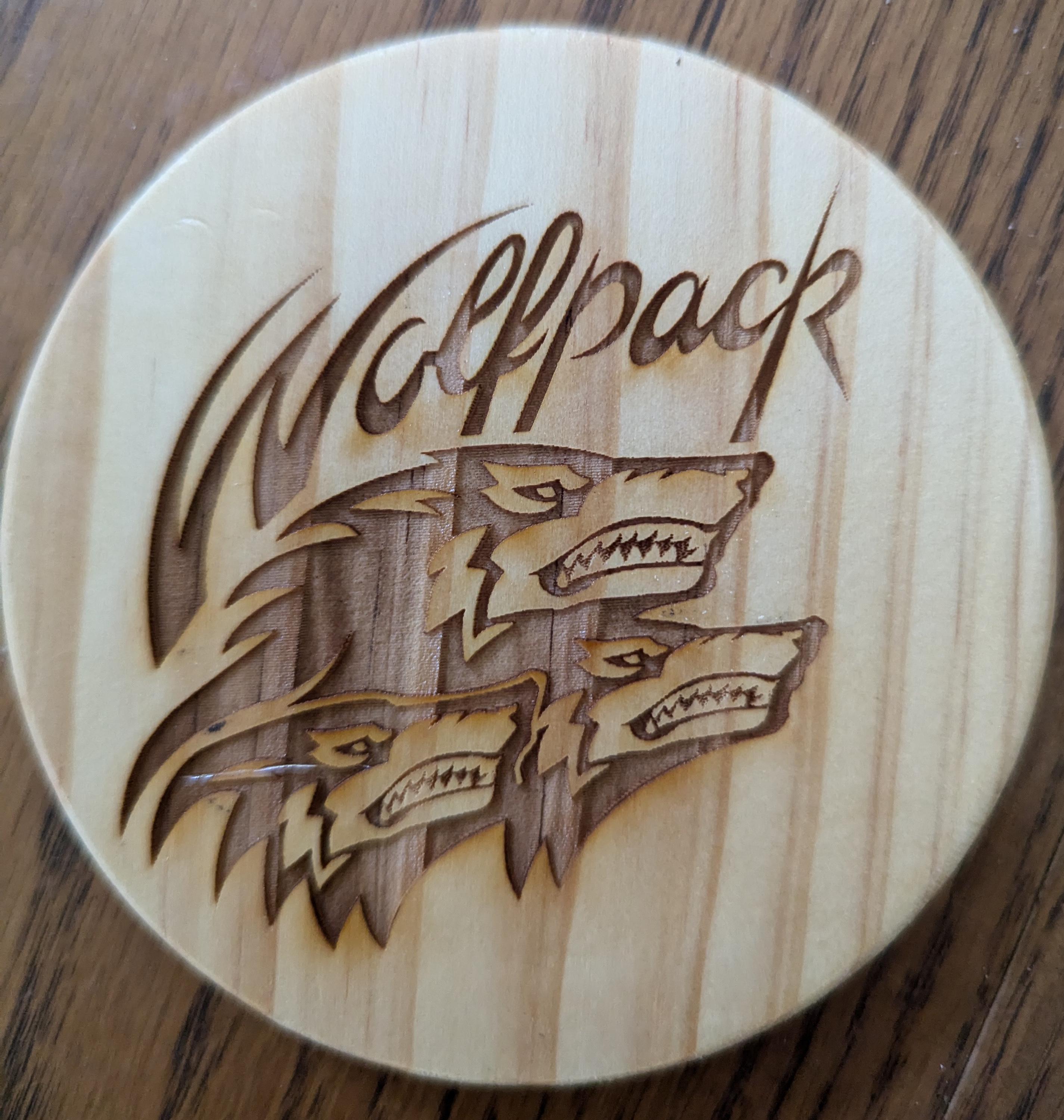 NCSU Wolfpack Wooden Coasters Sets. Variety Pack 5 Unique Wolfpack ...