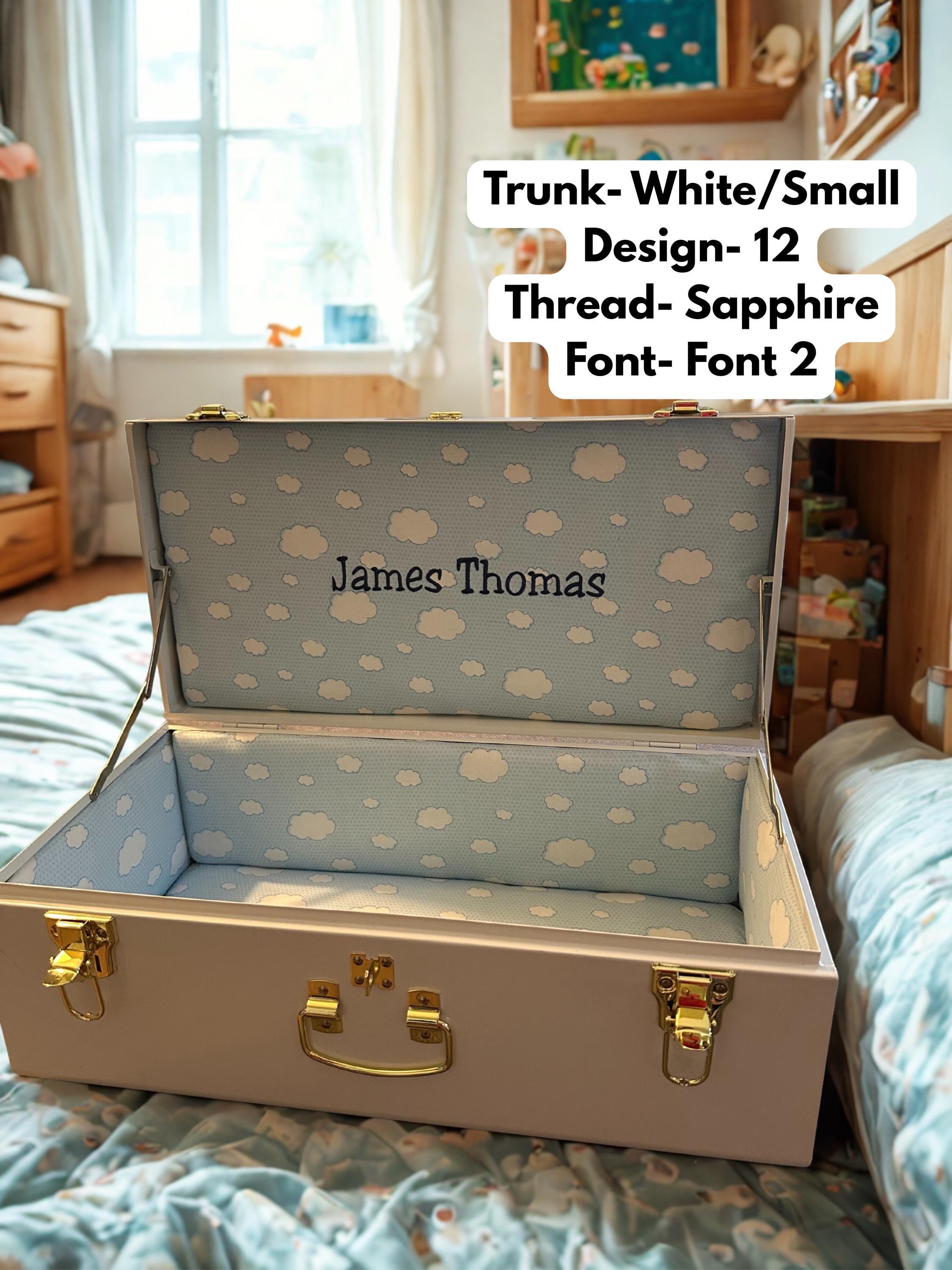 PRE-ORDER (ships in 10-12 Days)custom Embroidered Metal Trunk ...