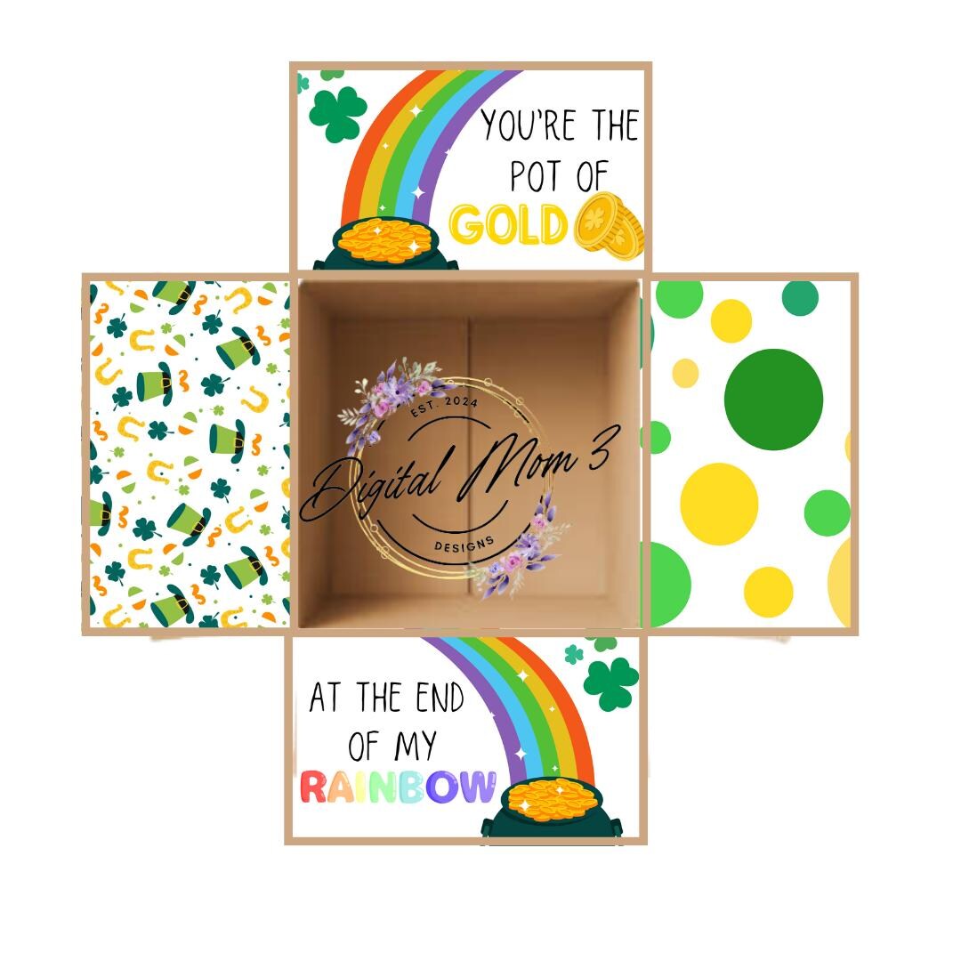 Care Package Sticker Kit - Pot of Gold Stpatricksday/collegecarepackage ...
