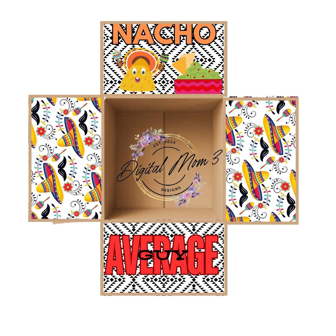 Care Package Sticker Kit - Nacho Average Guy /collegecarepackage ...