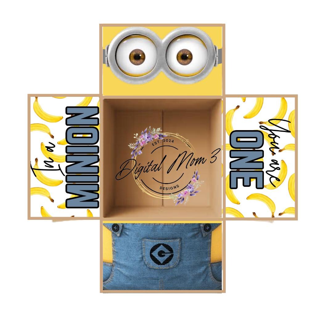 Care Package Sticker Kit - One in a Minion Happybirthday ...