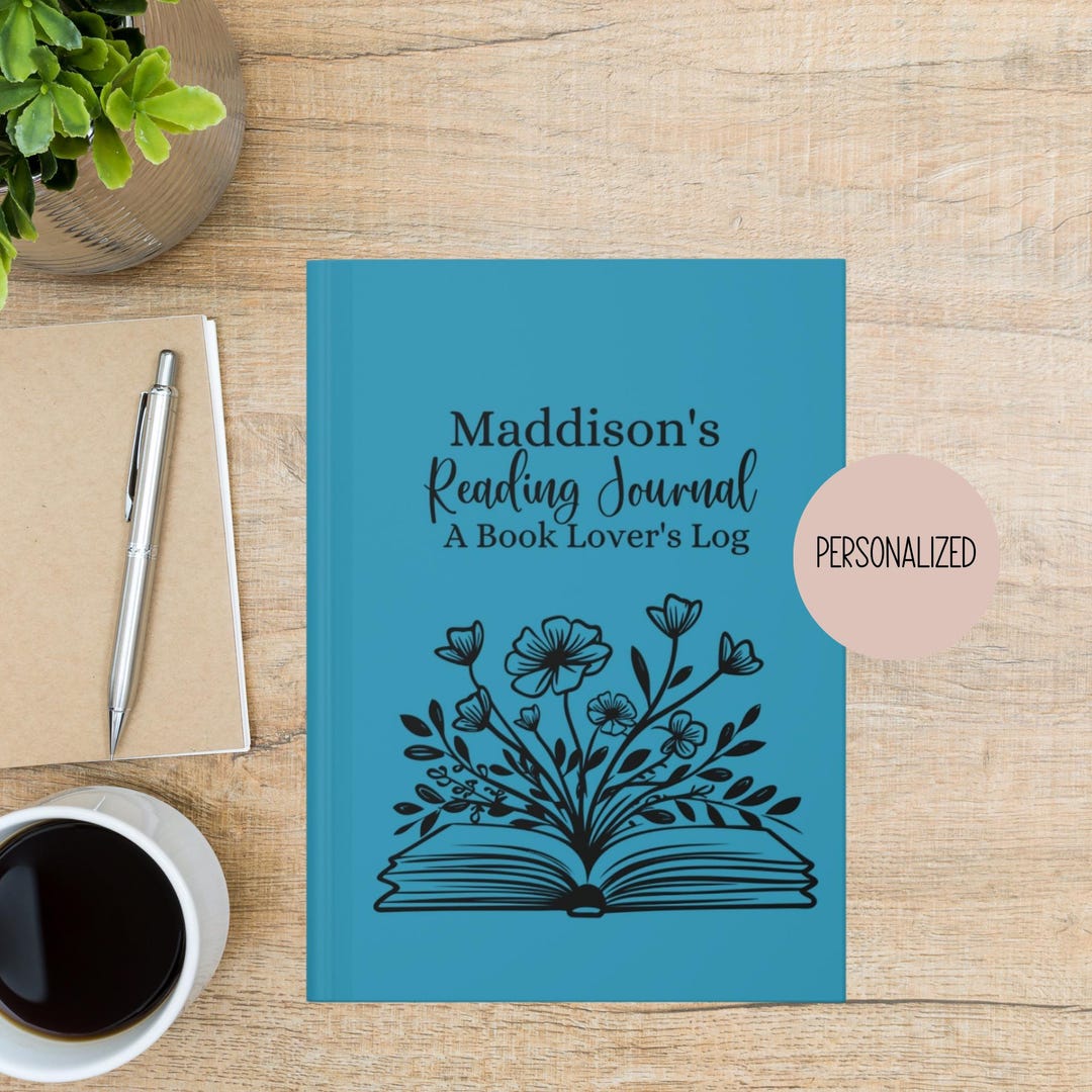 Personalized Reading Journal, Book Tracker, Book Lover Gift Reading ...