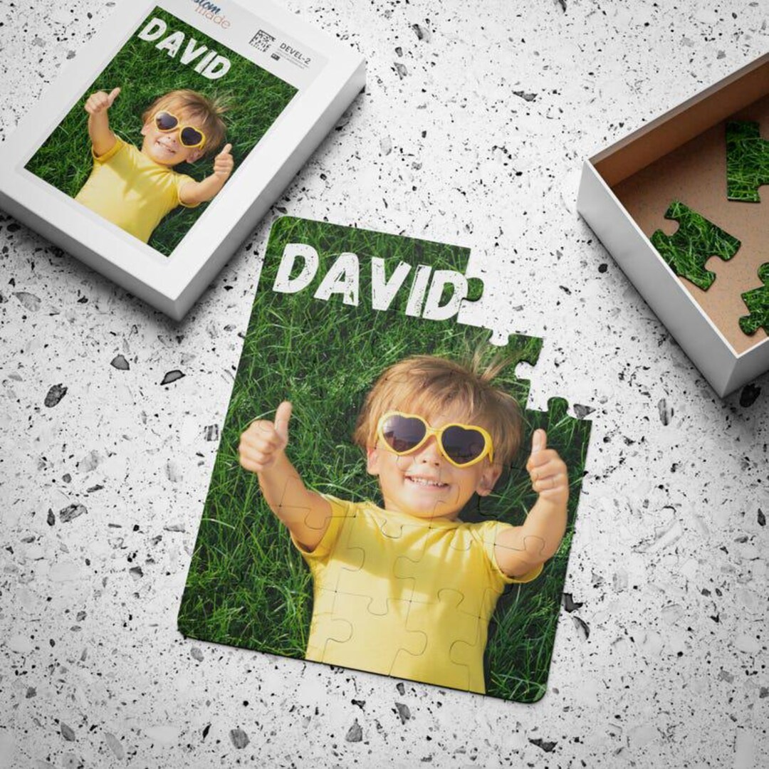 Personalized Kids Photo Puzzle Custom Puzzle for Kids Custom Name ...