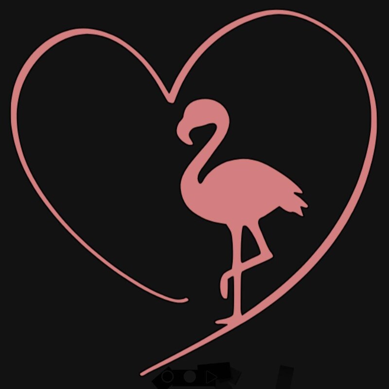 Flamingo Car Decal - Etsy