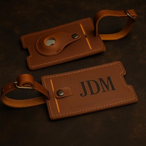 Leather Apple AirTag Logo Personalization - Etsy