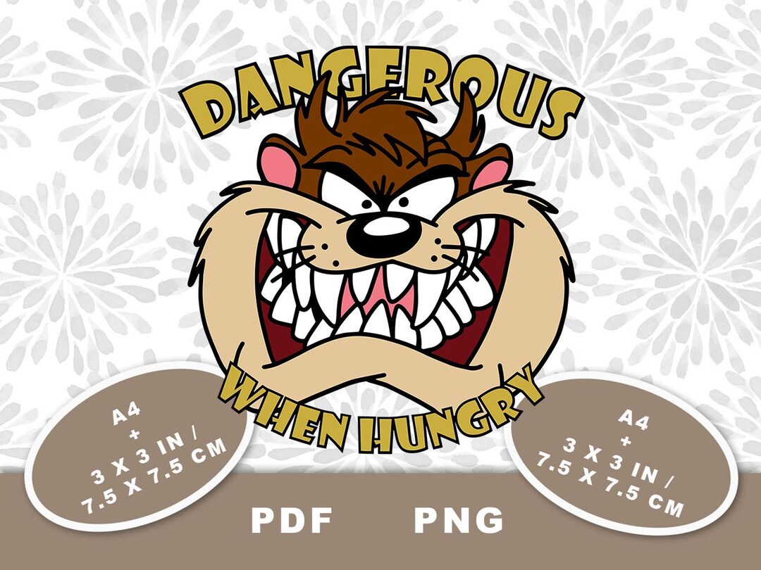 Taz the Tasmanian Devil Sublimation Image / Wall Art / Clipart ...