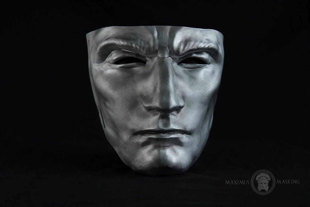 Readiness - Face Mask, Greek, Ancient Mask, Roman, Larp, Mask for Men ...