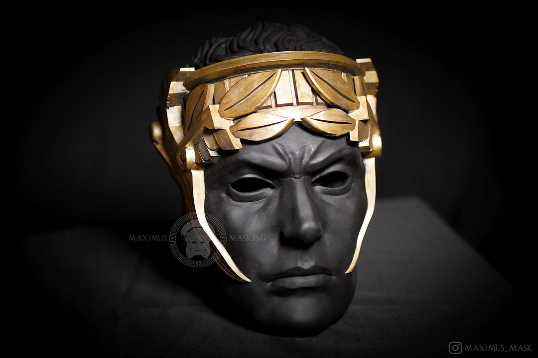 Octavius - Ancient Face Mask Roman, Greek, Ancient Mask, Larp, Mask for ...
