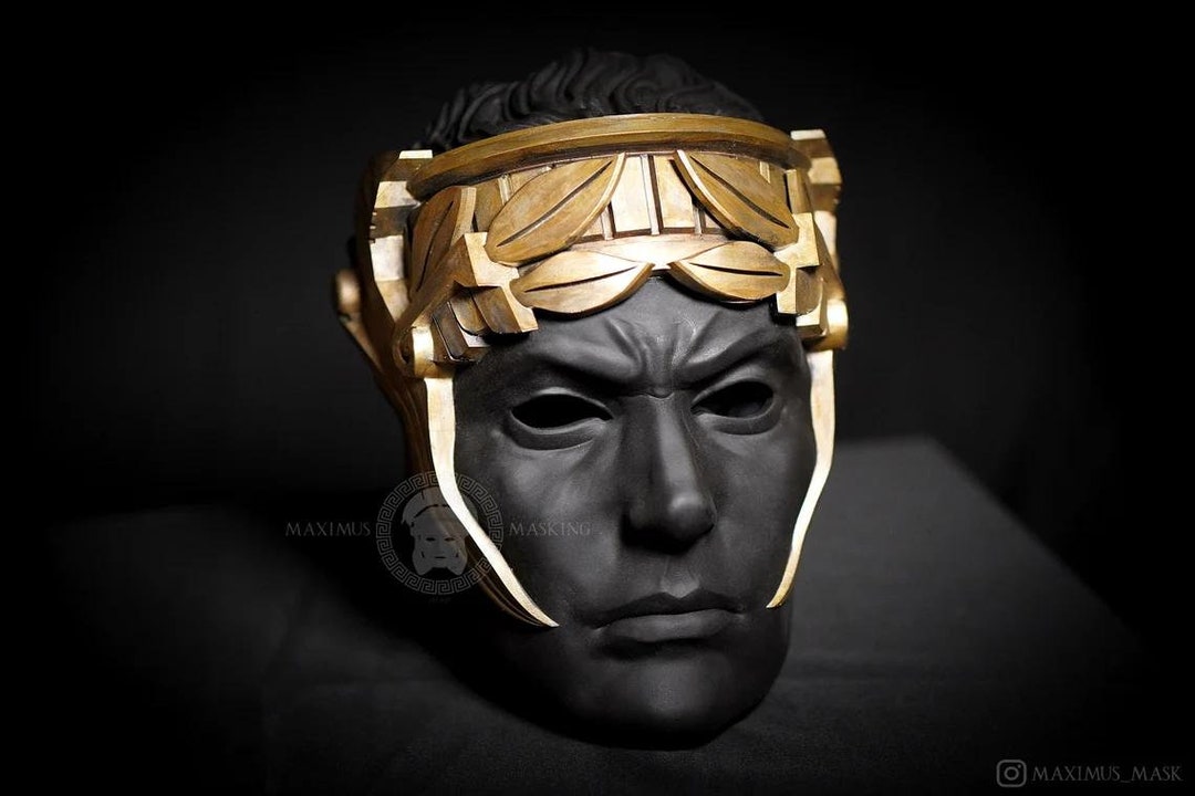 Octavius Ancient Face Mask Roman, Greek, Ancient Mask, Larp, Mask for ...