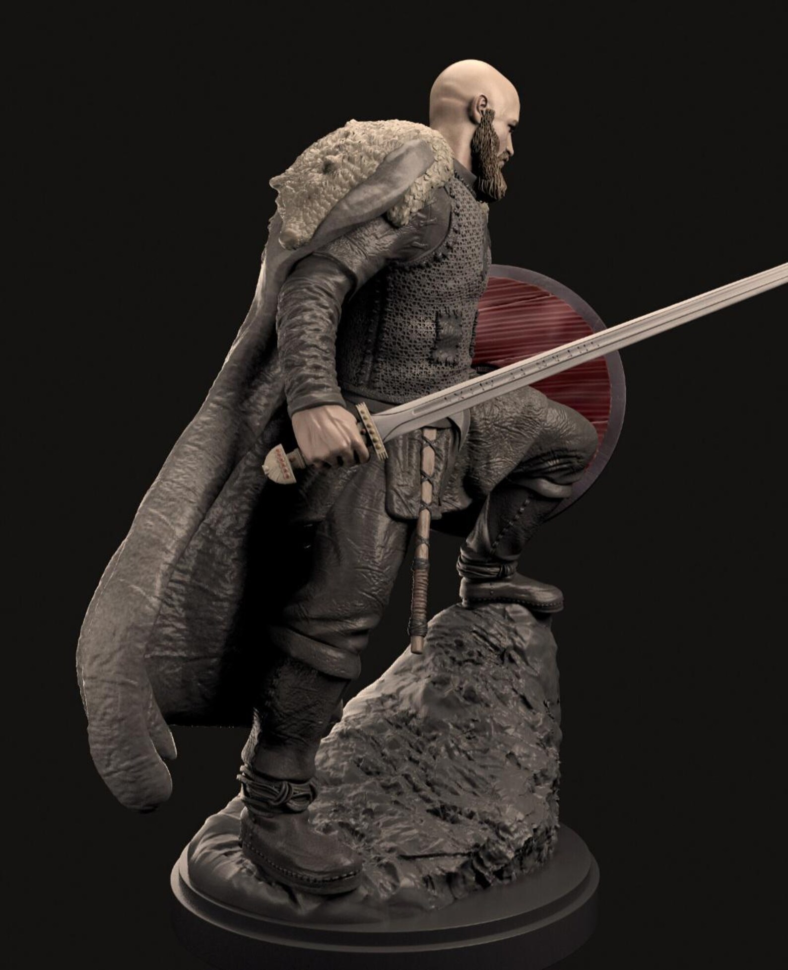 Ragnar Lothbrock Stl Figure, Stl File, Stl 3d Model - Etsy