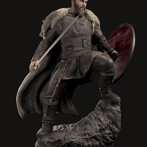 Ragnar Lothbrock Resin Figure, Painted/unpainted Statue - Etsy