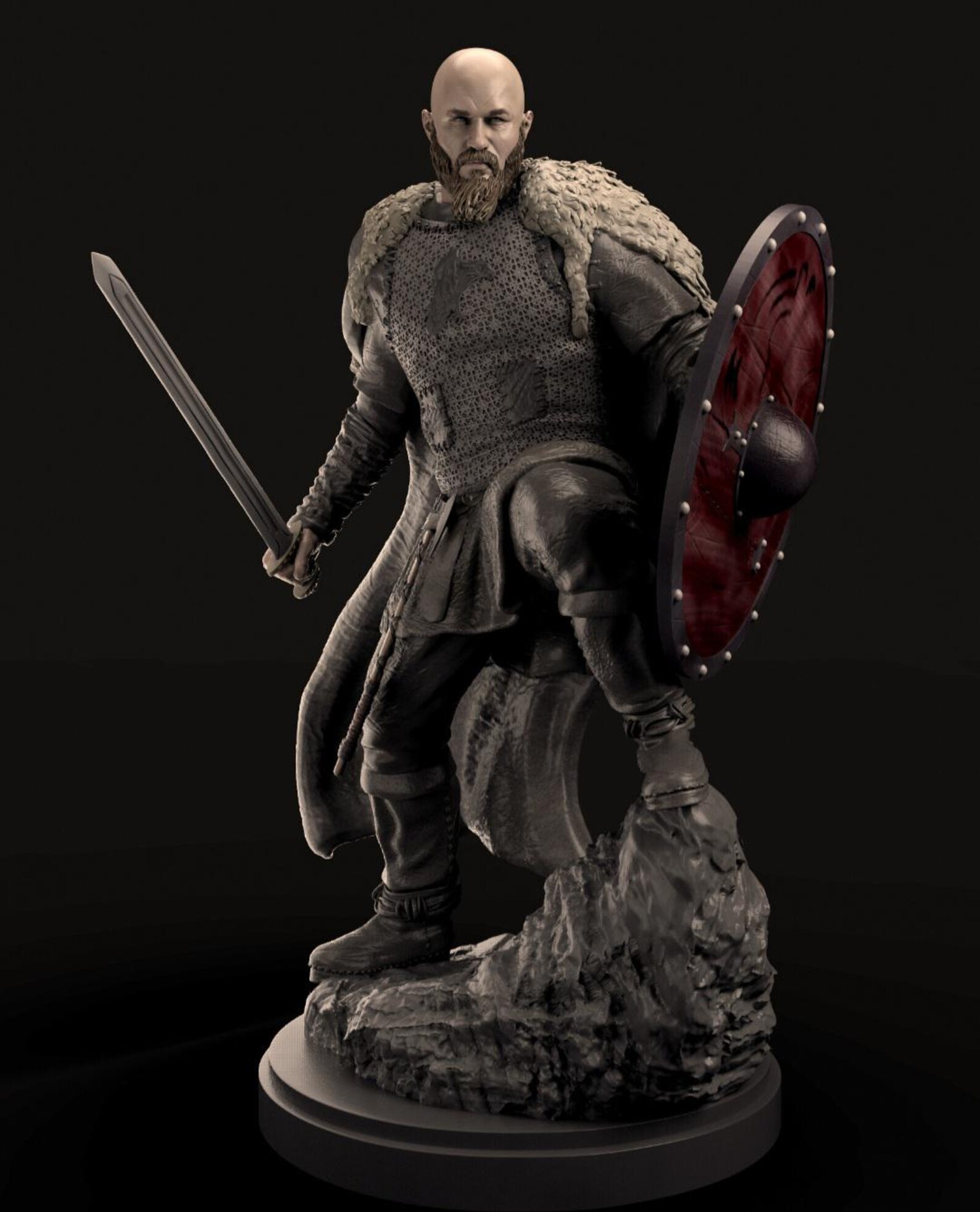 Ragnar Lothbrock Stl Figure, Stl File, Stl 3d Model - Etsy