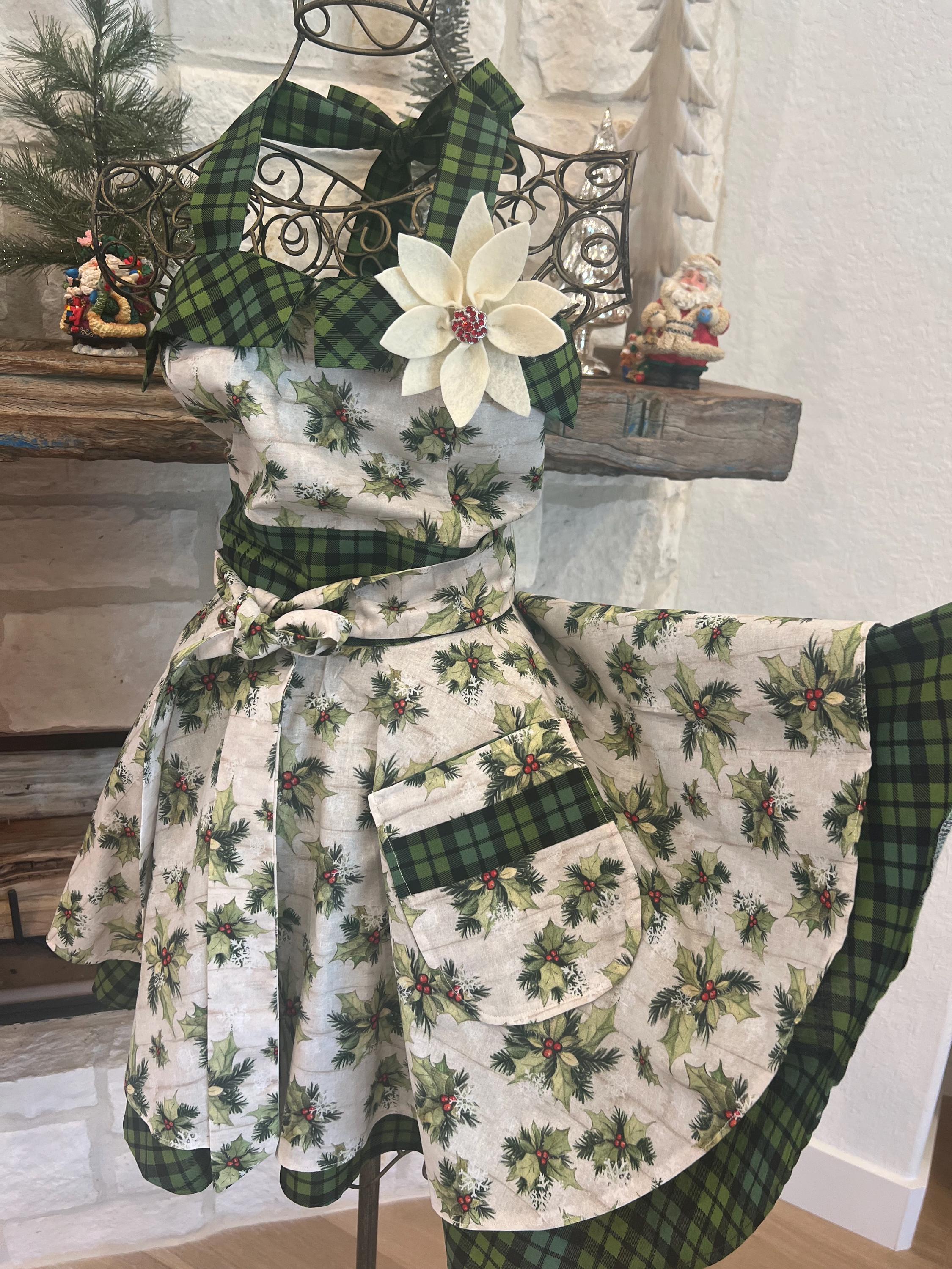 Holly Berry Apron - Etsy