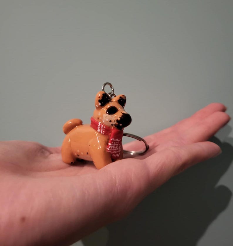 Clay Keychains of Pets: Cats, Dogs, Birds, Bunnies Etc - Etsy