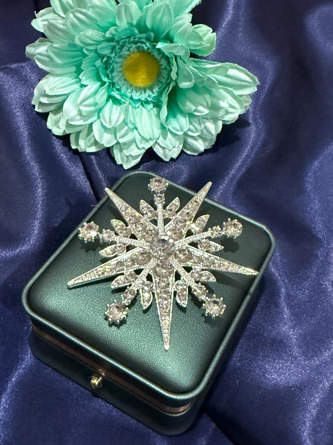 Pointed Star Rhinestone Brooch, Rhinestone Pin, Pins, Rhinestone ...