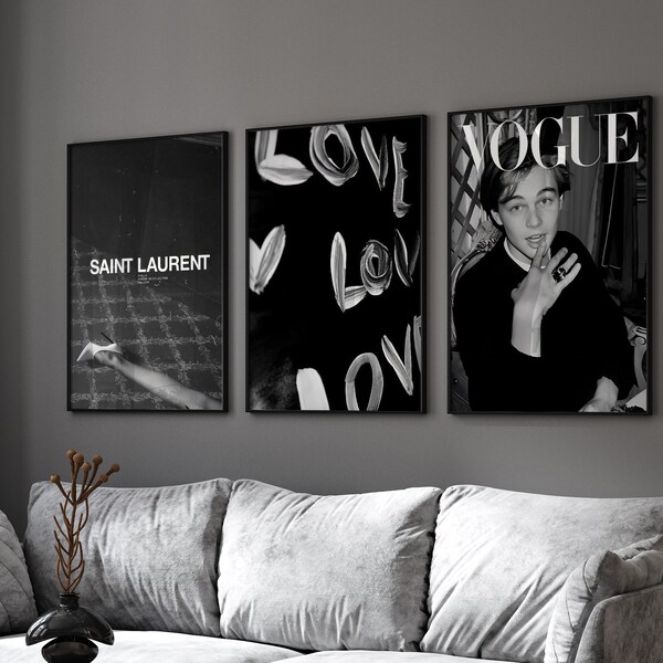 Ysl Love Posters - Etsy UK