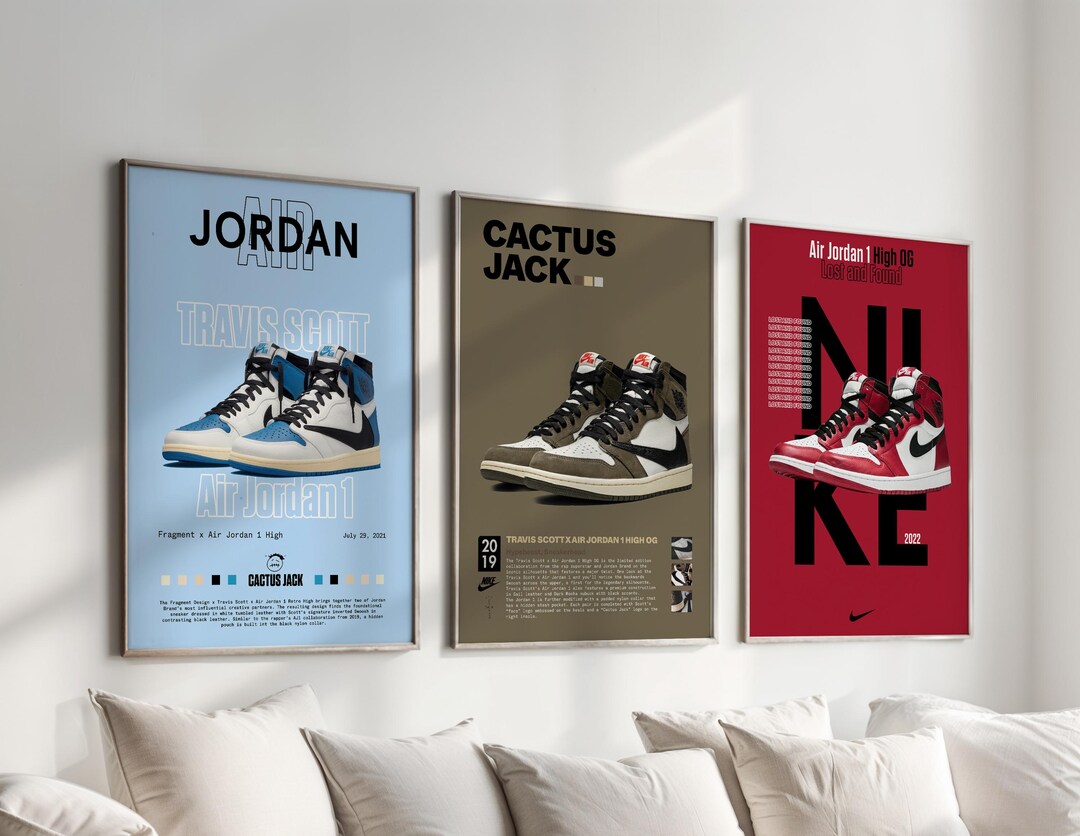 SNEAKERHEAD Wall Art Sneaker Poster HYPEBEAST Room Decor Sneaker Wall ...