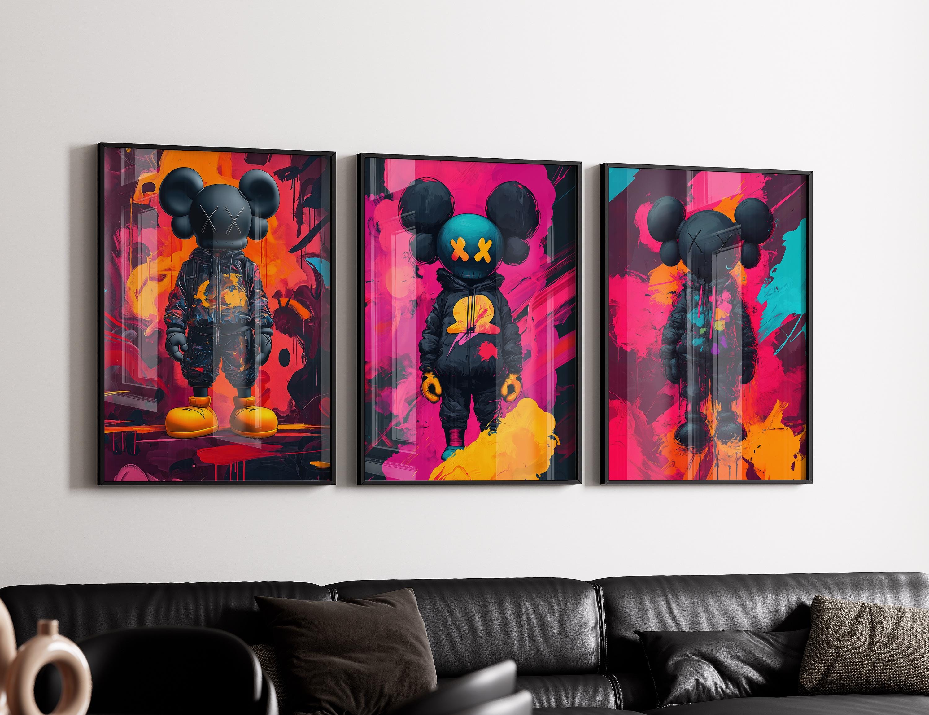 KAWS Poster HYPEBEAST Room Decor Wall Decor Men Kaws Wall Art ...