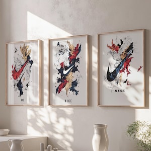 Fashion Poster Nike Wall Art Hypebeast Room Decor Nike Poster Modern ...