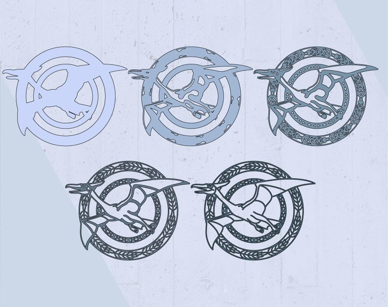 Pterodactyl SVG, Dinosaur DXF, 5 Layered Art, Laser Ready Files, Cricut ...