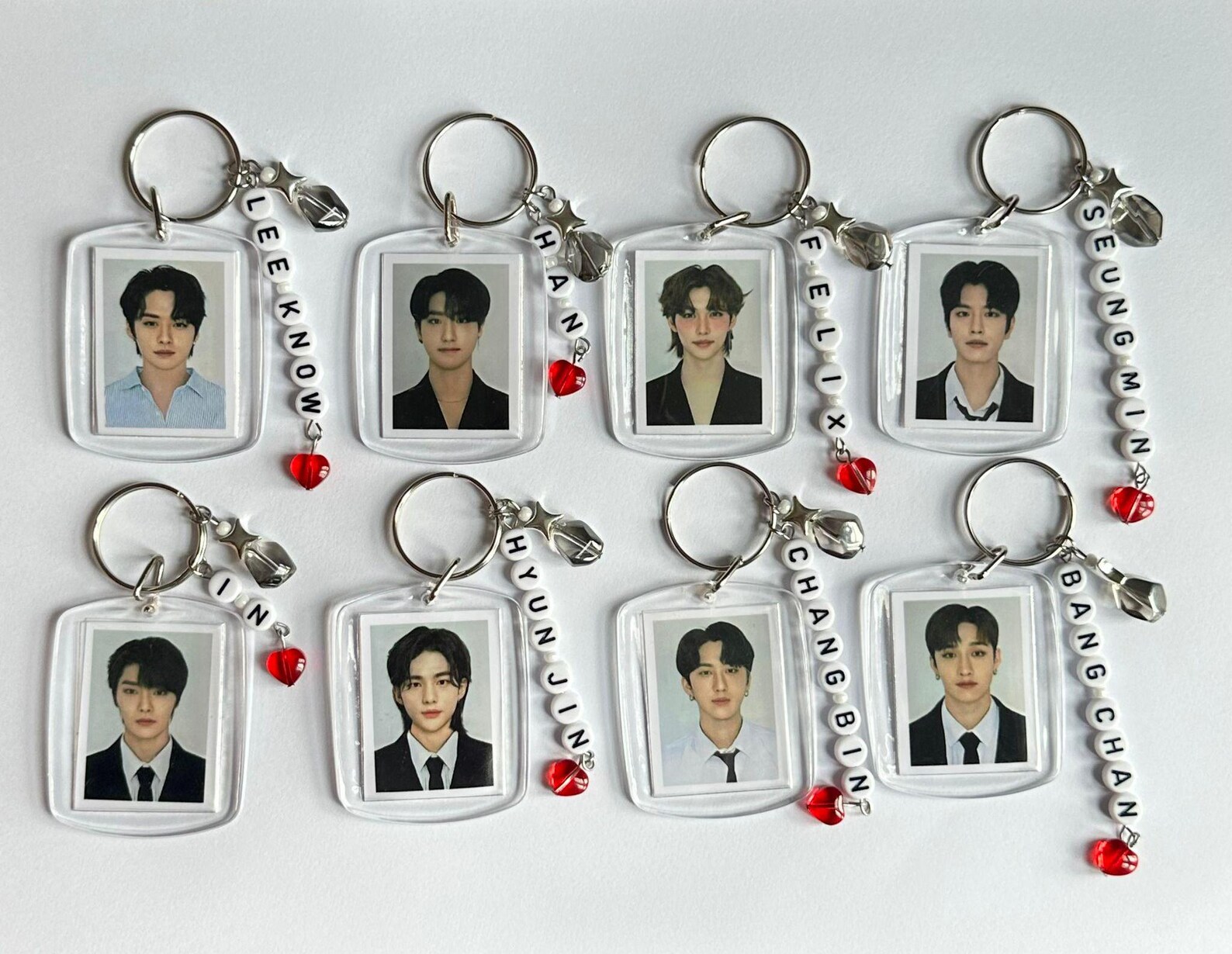 STRAYKIDS Photo Frame With Photo Keychain SKZ Bang Chan Felix Leeknow ...