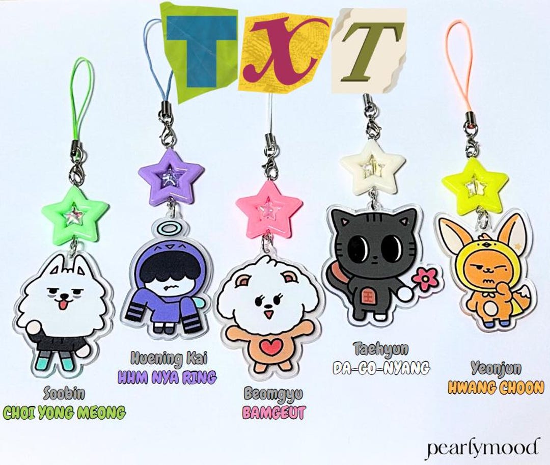 TOMORROW X TOGETHER Ppulbatu Keychain TXT - Etsy