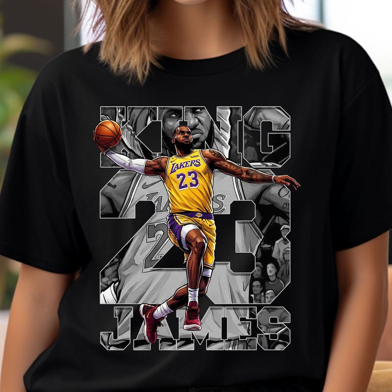 Lebron Portrait - Etsy