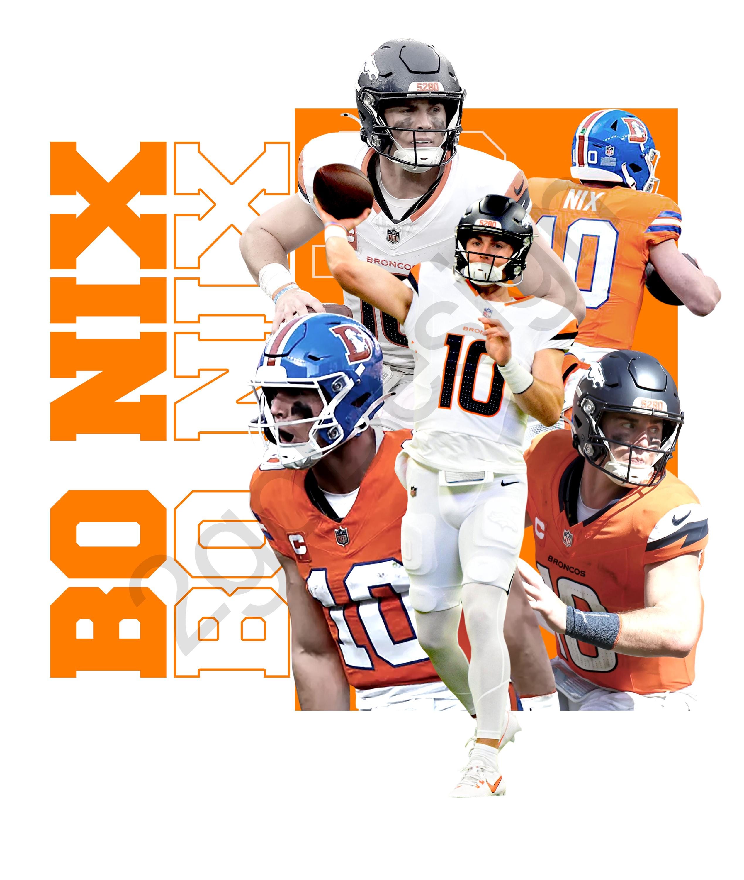 Bo Nix Streetwear PNG: Football Shirt Sublimation Design (digital ...