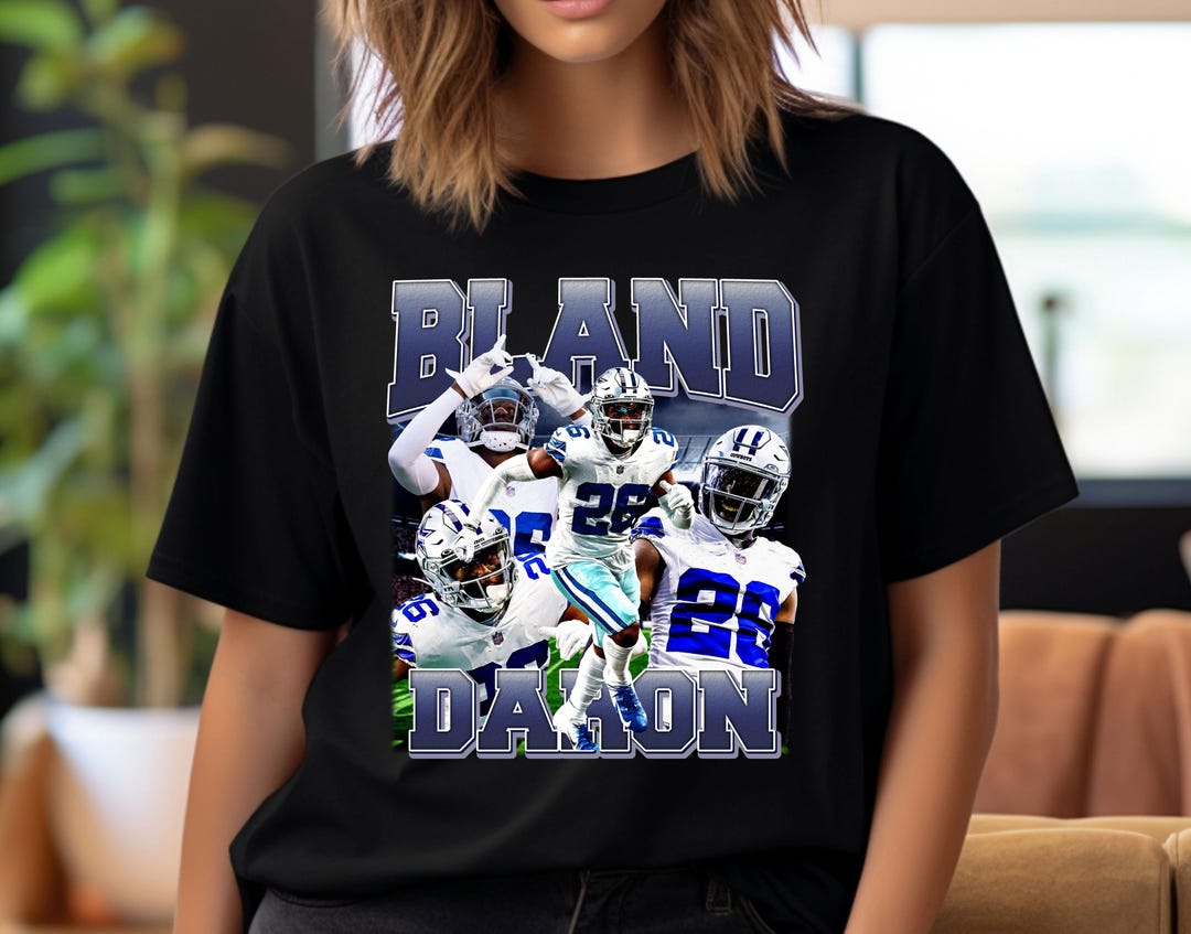 Retro 90s Daron Bland Tshirt Design Png Digital Download, Football ...