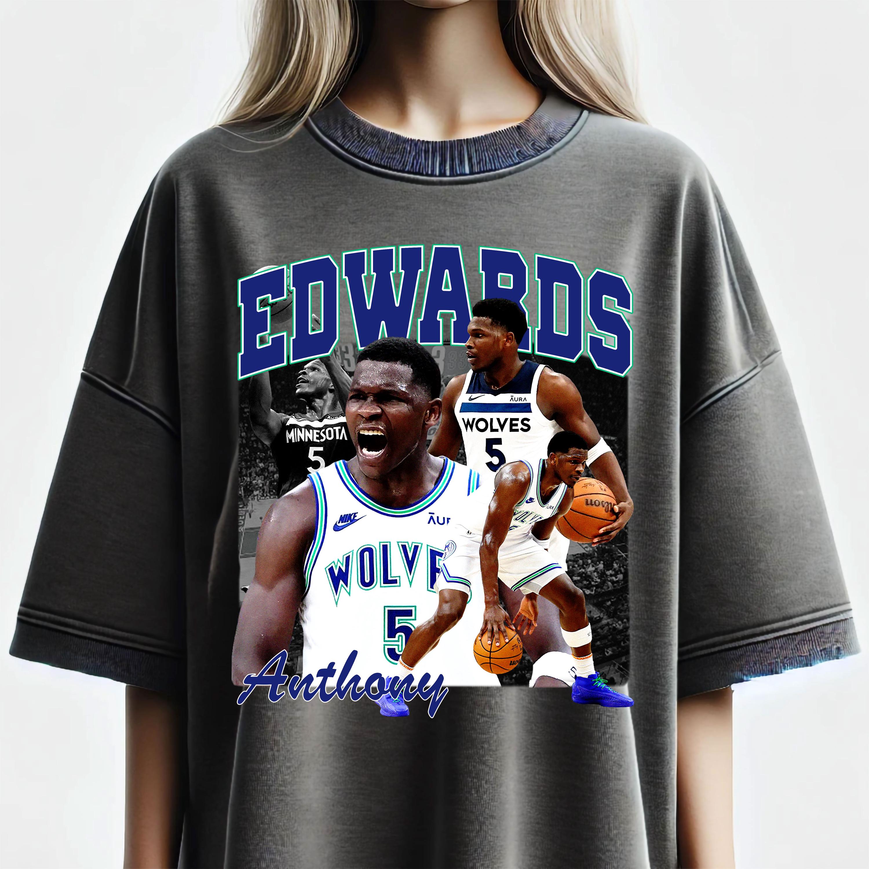 Vintage Anthony Edwards Png Digital Download, Basketball Player DTF ...