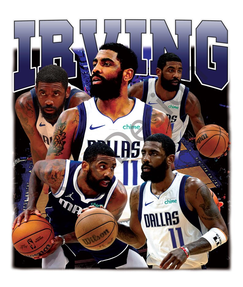Bootleg Shirt Basketball Design, Png Digital Download, Kyrie Irving ...