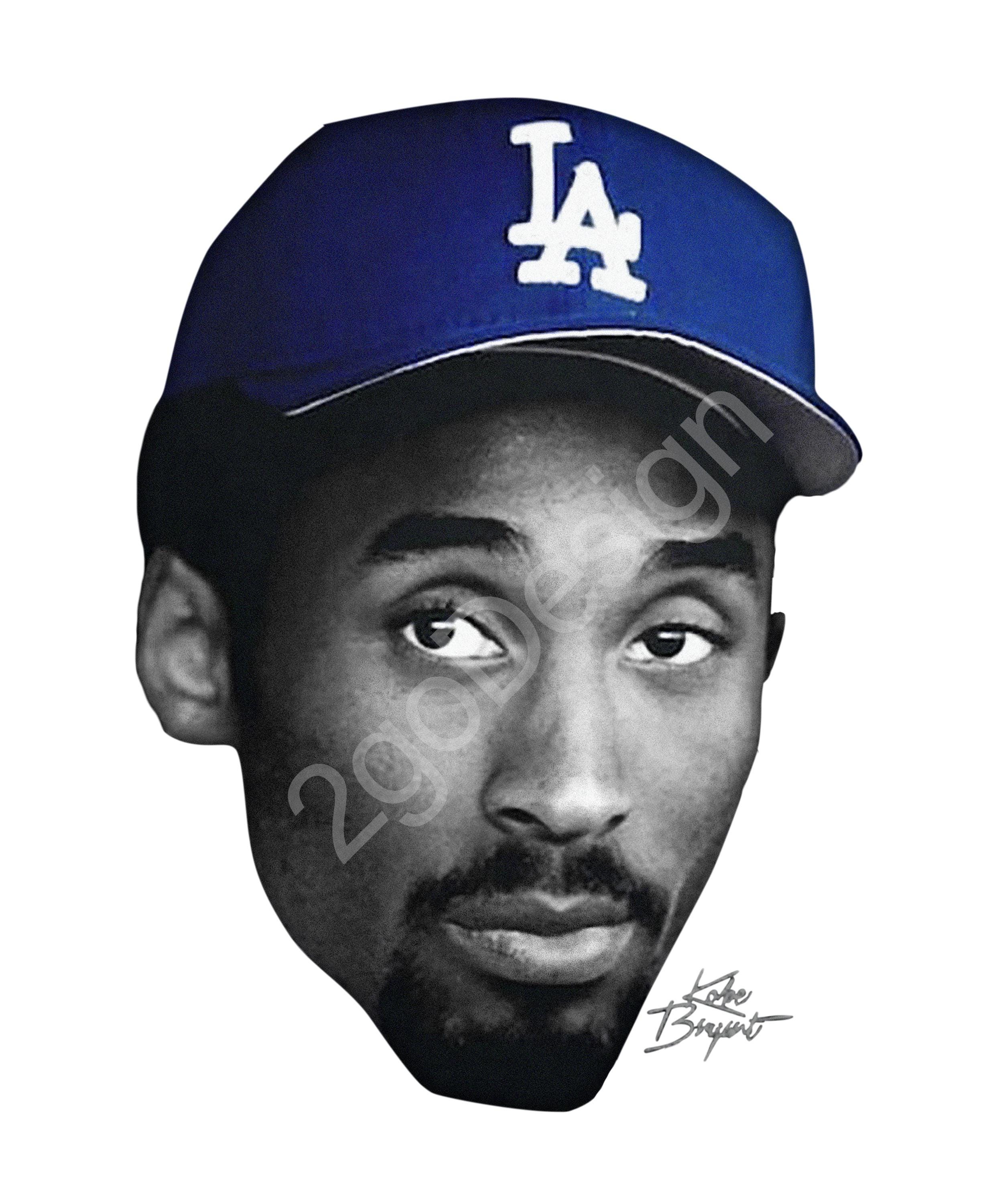 Kobe Bryant Big Head PNG: Basketball Legend DTF Print (digital Download ...