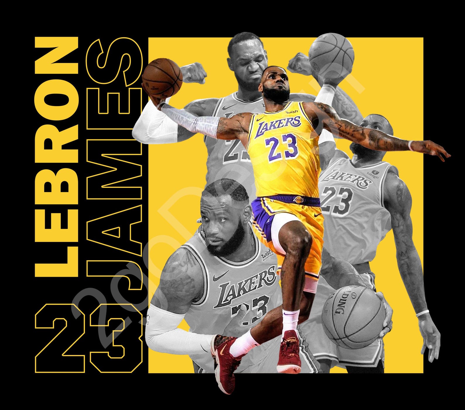 Basketball Lebron James 20oz Tumbler Wrap Sublimation PNG Digital ...