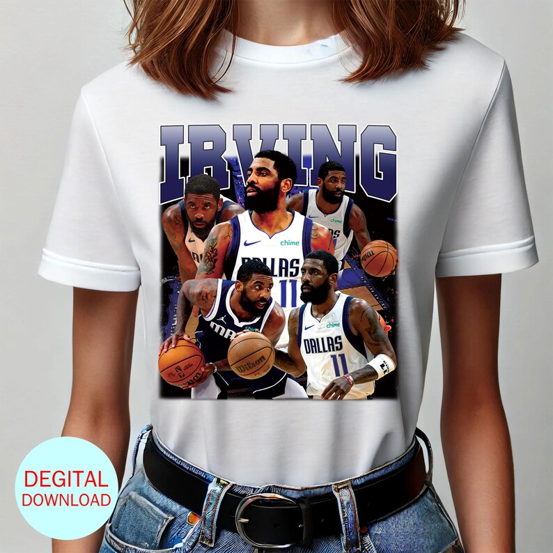 Bootleg Shirt Basketball Design, Png Digital Download, Kyrie Irving ...