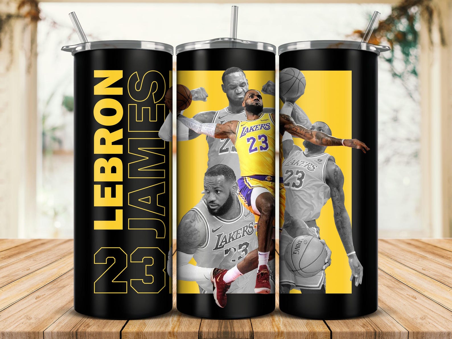 Basketball Lebron James 20oz Tumbler Wrap Sublimation PNG Digital ...