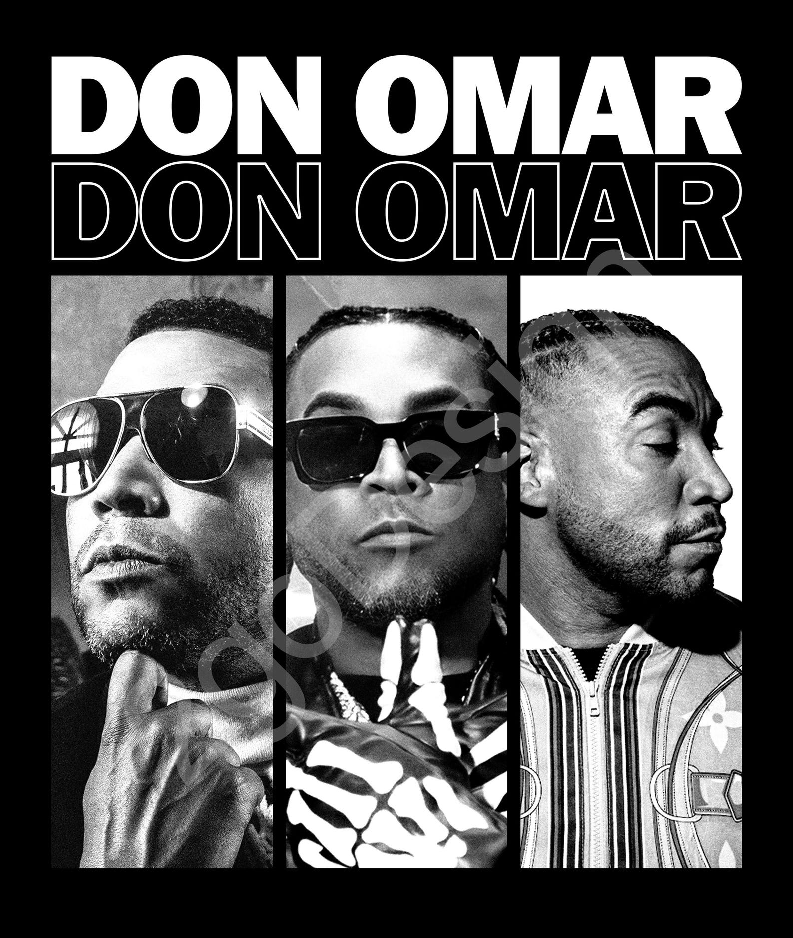 Retro 90s Don Omar T Shirt Design PNG Digital Download, Rapper ...