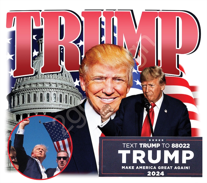 Donald Trump Tumbler Wrap Png Digital Download, 20 Oz Skinny Tumbler ...