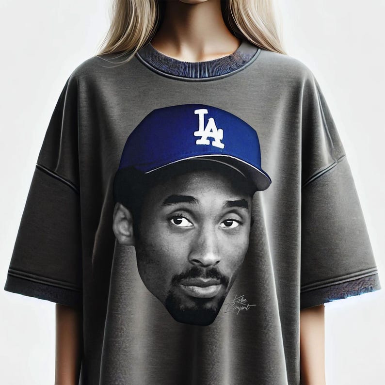 Kobe Bryant Big Head PNG: Basketball Legend DTF Print (digital Download ...