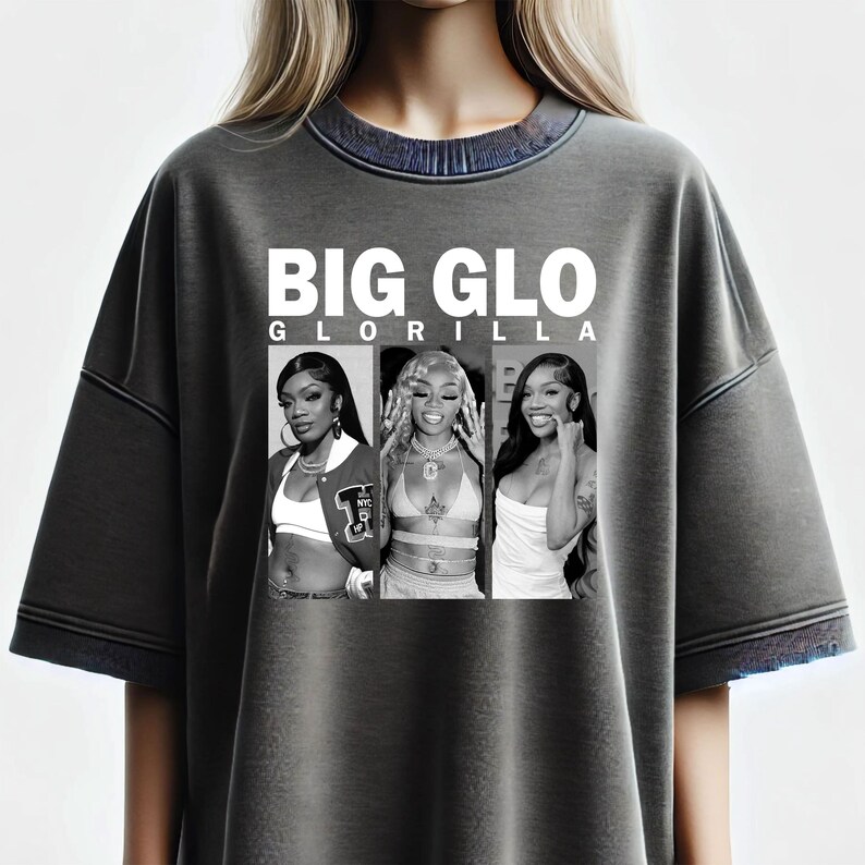 Retro 90s Glorilla Tshirt Design, PNG Digital Download, Big Glo Graphic ...