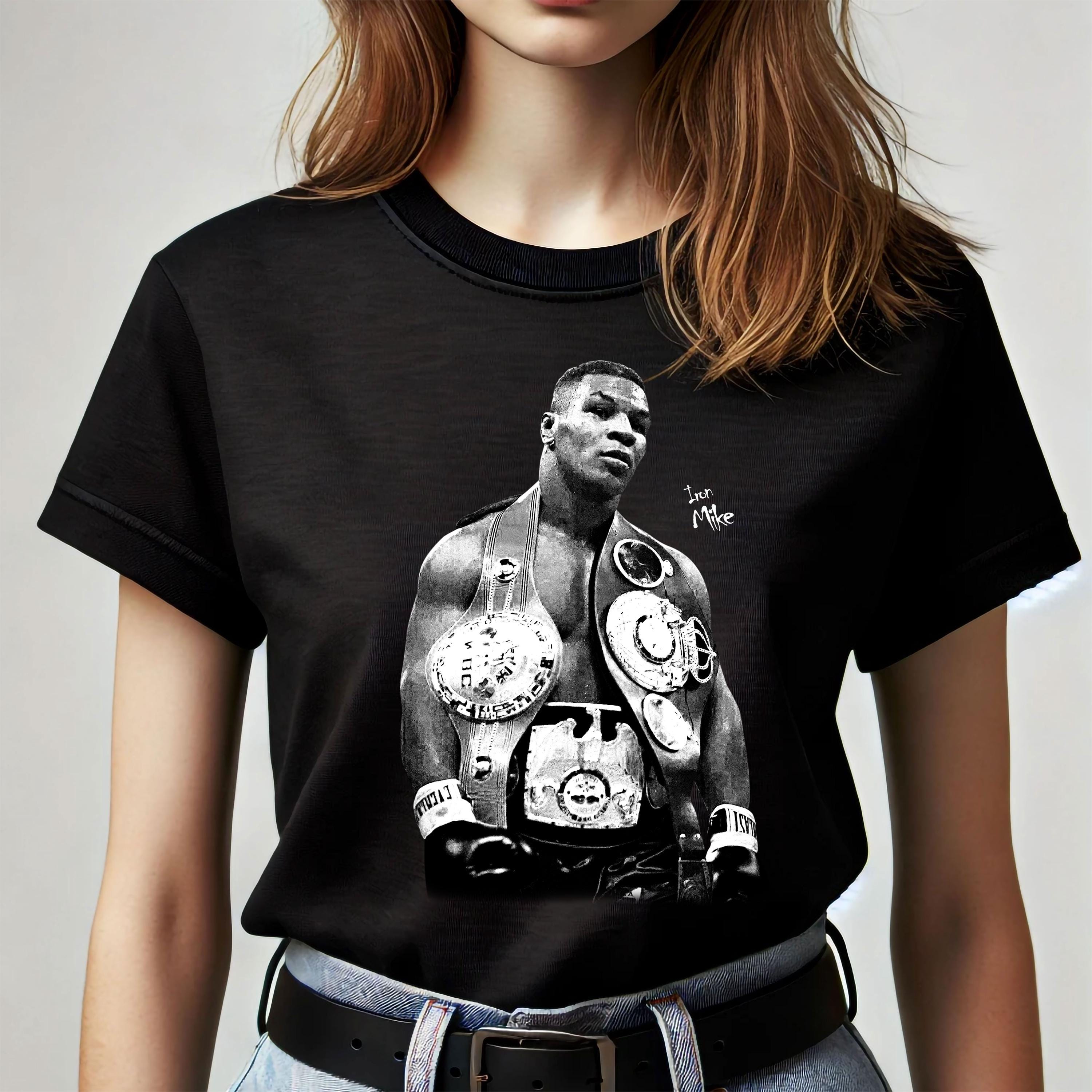 Black and White Iron Mike Boxing Png Digital Download, Boxing Graphic ...