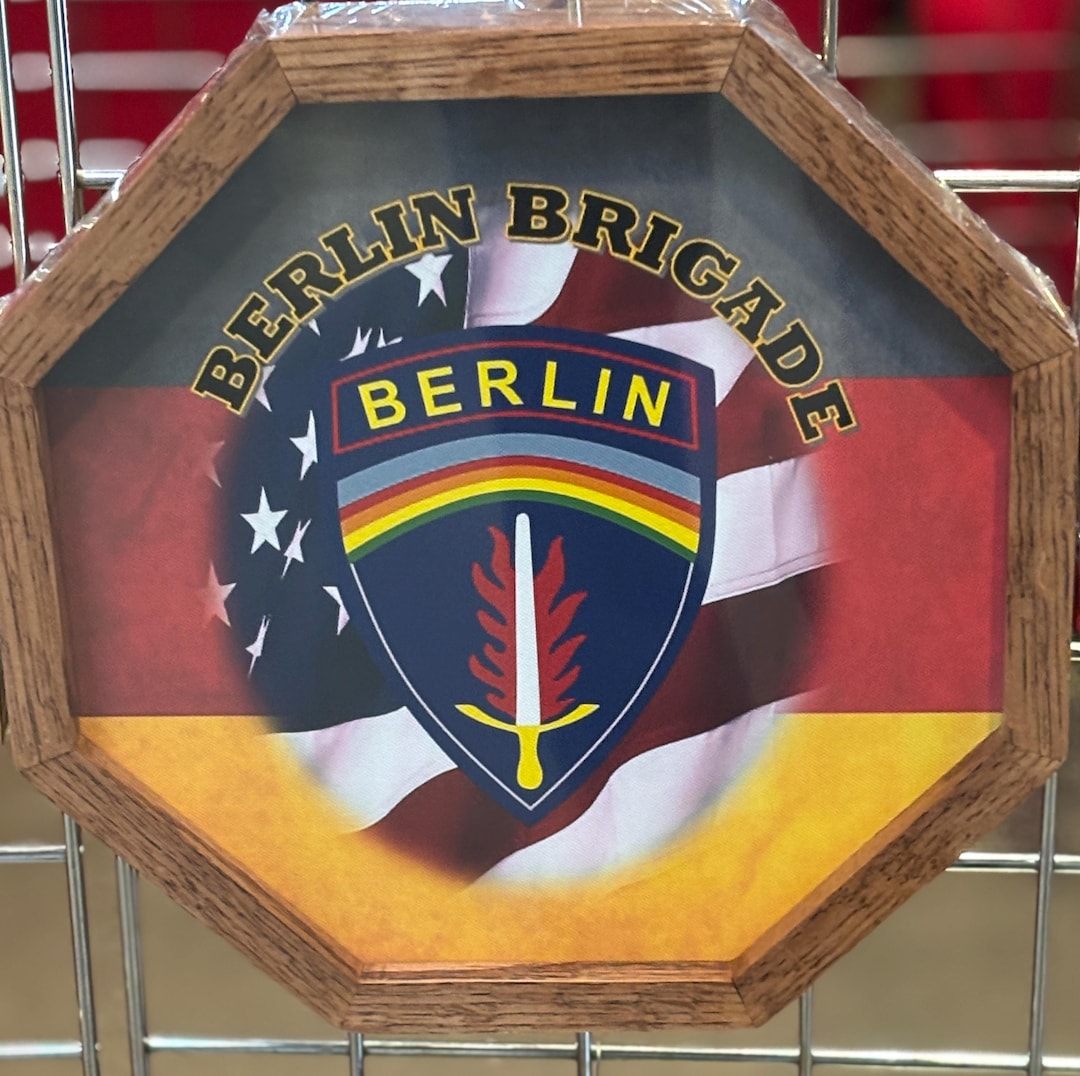 Berlin Brigade Patch Canvas and Wood Octagon - Etsy