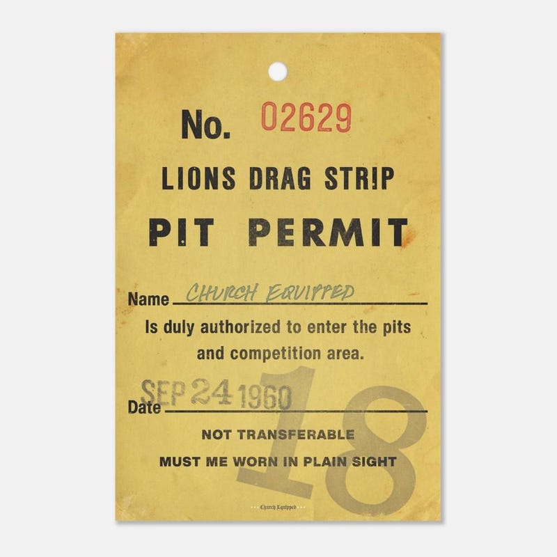 Pit Passes - Etsy