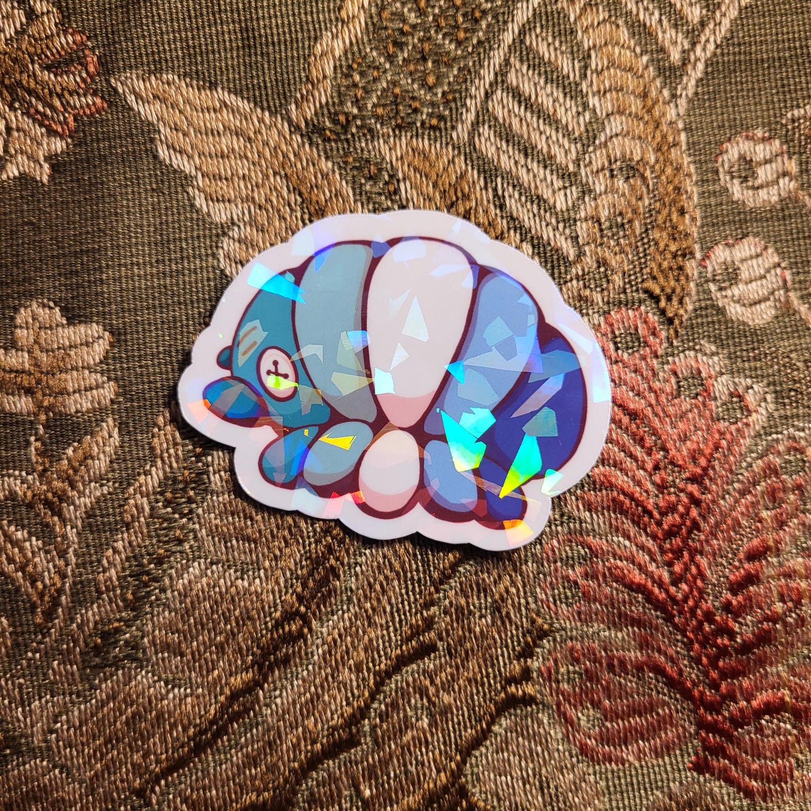 Holographic Pride Bug Nation Water Resistant, Dishwasher Safe, Bug Lover Gift, Original Art Pill ...