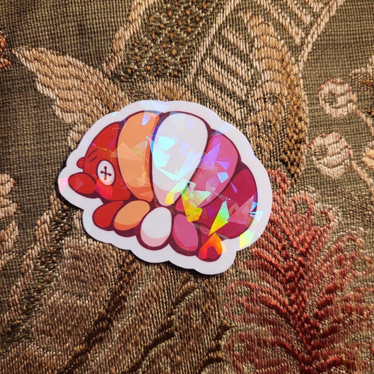 Holographic Pride Bug Nation Water Resistant, Dishwasher Safe, Bug Lover Gift, Original Art Pill ...