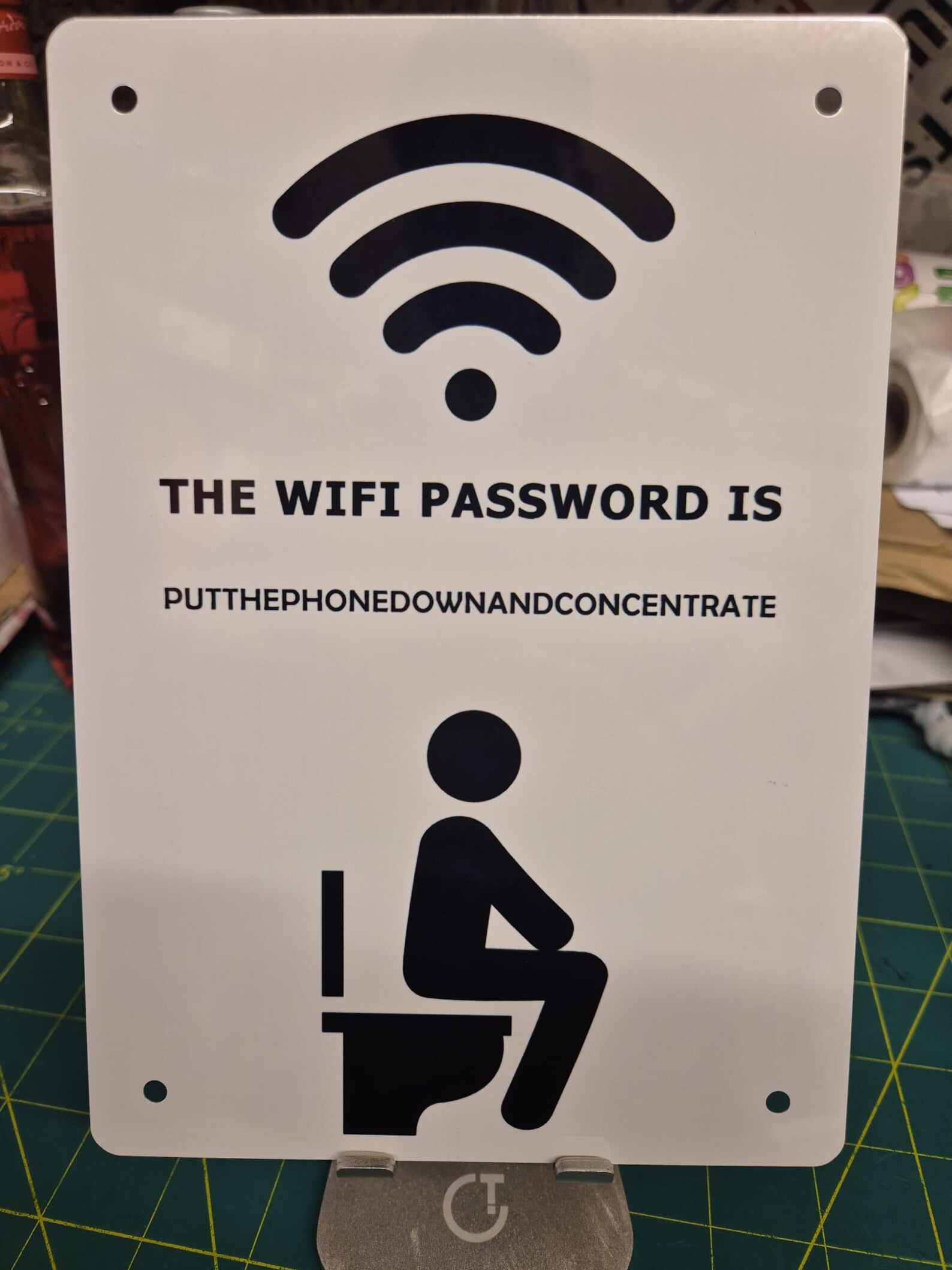 Funny Metal Signs | WIFI Password | Man Cave | Garden | Shed | Wall ...