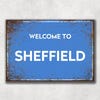 Barrow Welcome to Sign Metal Wall Sign Retro Vintage Man Cave Home Bar ...
